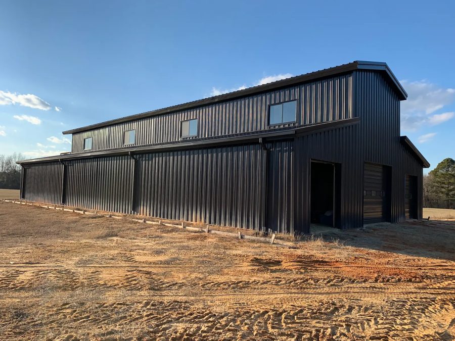 Jefferson, SC Residential Shop with Apartment | Steel Building Project
