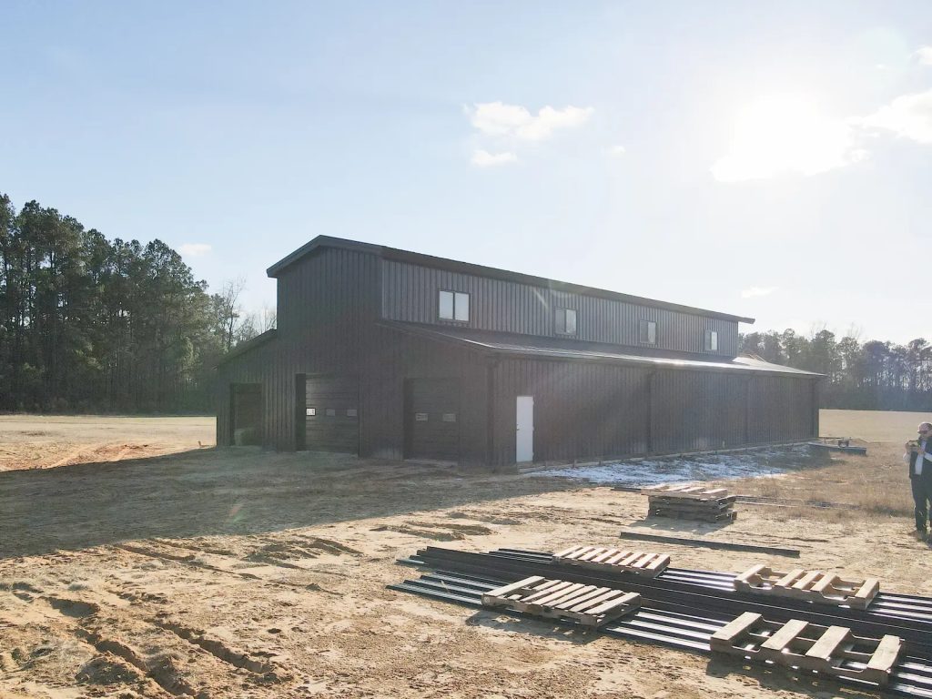 Jefferson, SC Residential Shop with Apartment | Steel Building Project